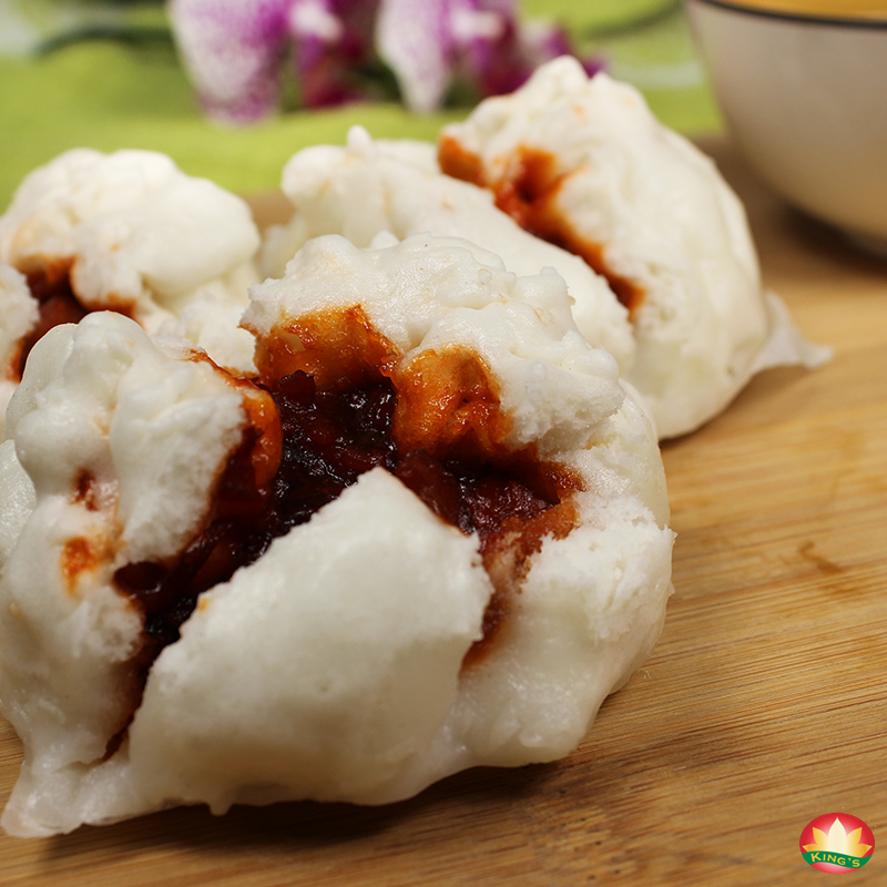 Hong Kong BBQ Buns | King's Vegetarian Food